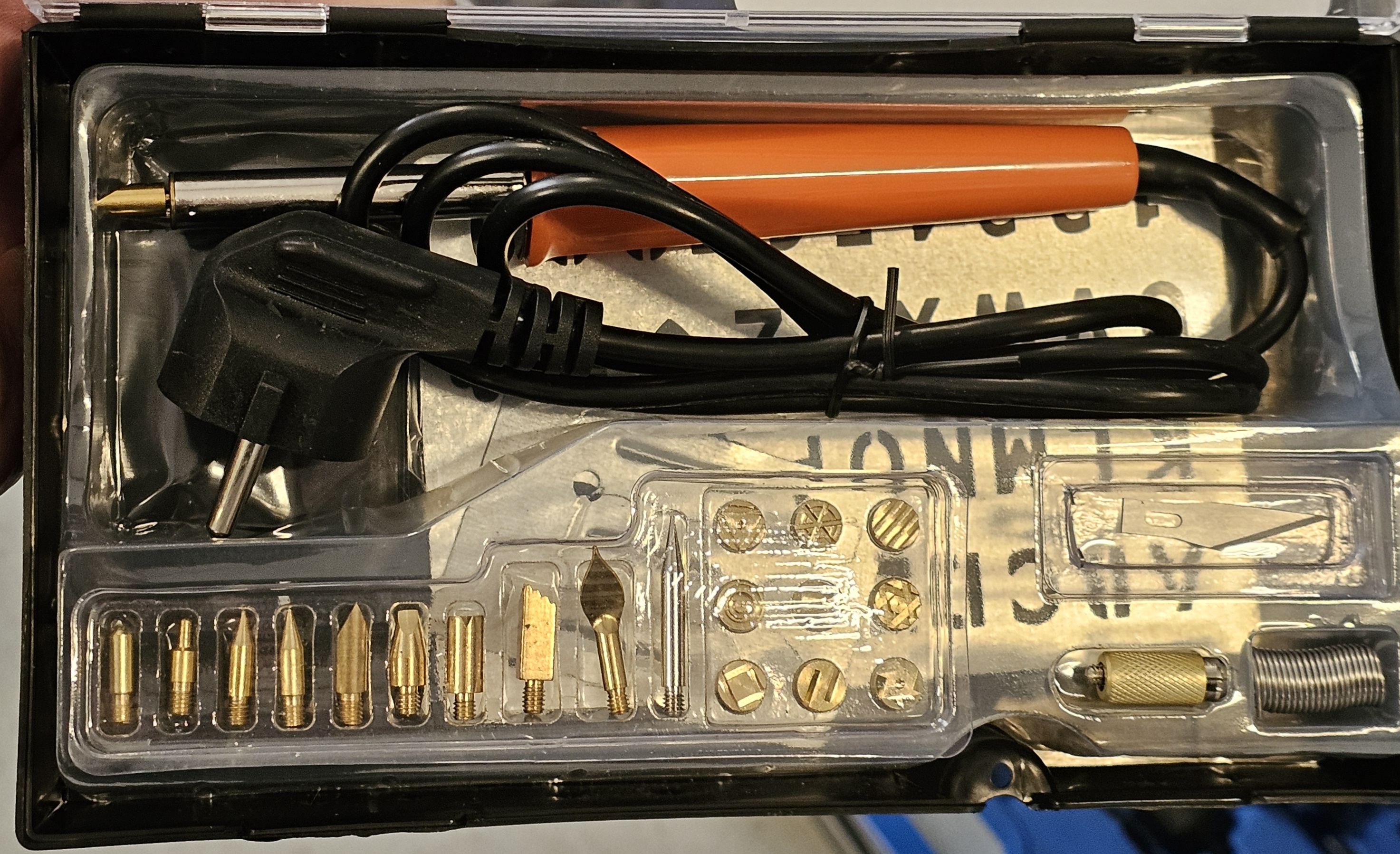 Brandmalerei Lötkolben Set, 25-teilig, Pyrografie-Set, Brandmalkolben ...